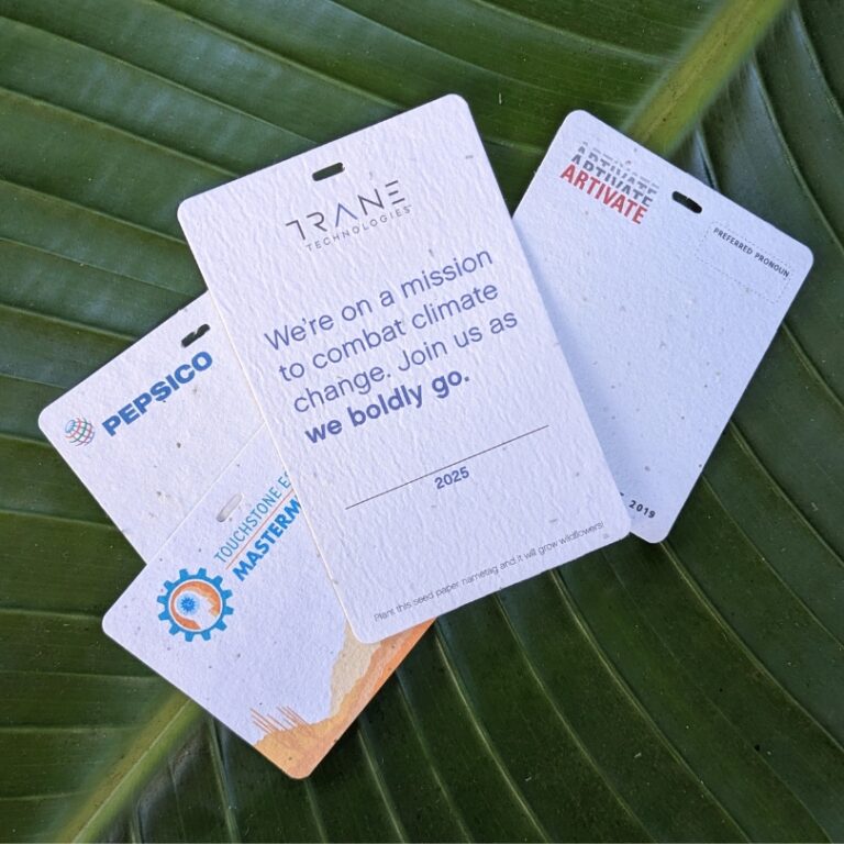 Seed Paper Name Tags & Badges | Earthlight